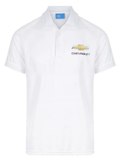 Barry Bourke Motors Shop| Chevrolet Polo Shirt White