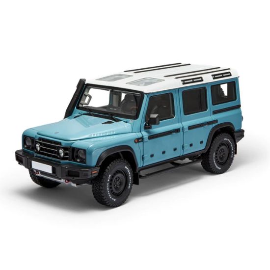Barry Bourke Motors Shop| Ineos Grenadier Model 1:18 Scale in Eldoret Blue