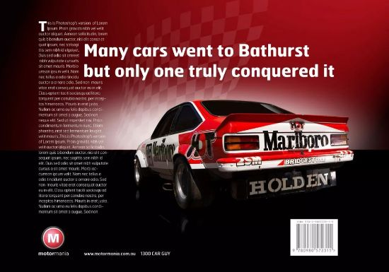 Barry Bourke Motors Shop| Legendary Torana The Bathurst Years Book