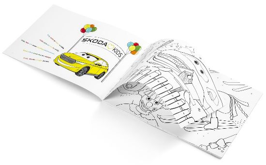 Barry Bourke Motors Shop| Colouring Book by Skoda