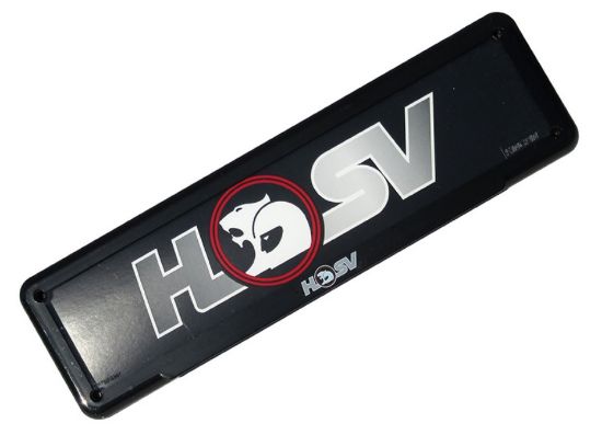 Barry Bourke Motors Shop| HSV Number Plate Cover Set Slim/Standard