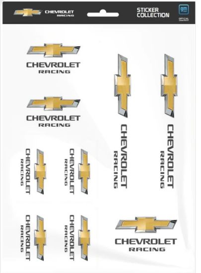 Barry Bourke Motors Shop| Chevrolet Racing Sticker Pack